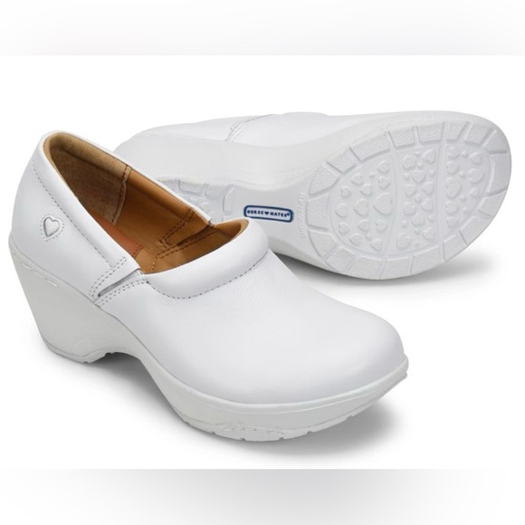 Nurse Mates | Shoes | New Nurse Mates Bryar White Womens Clog Multiple ...